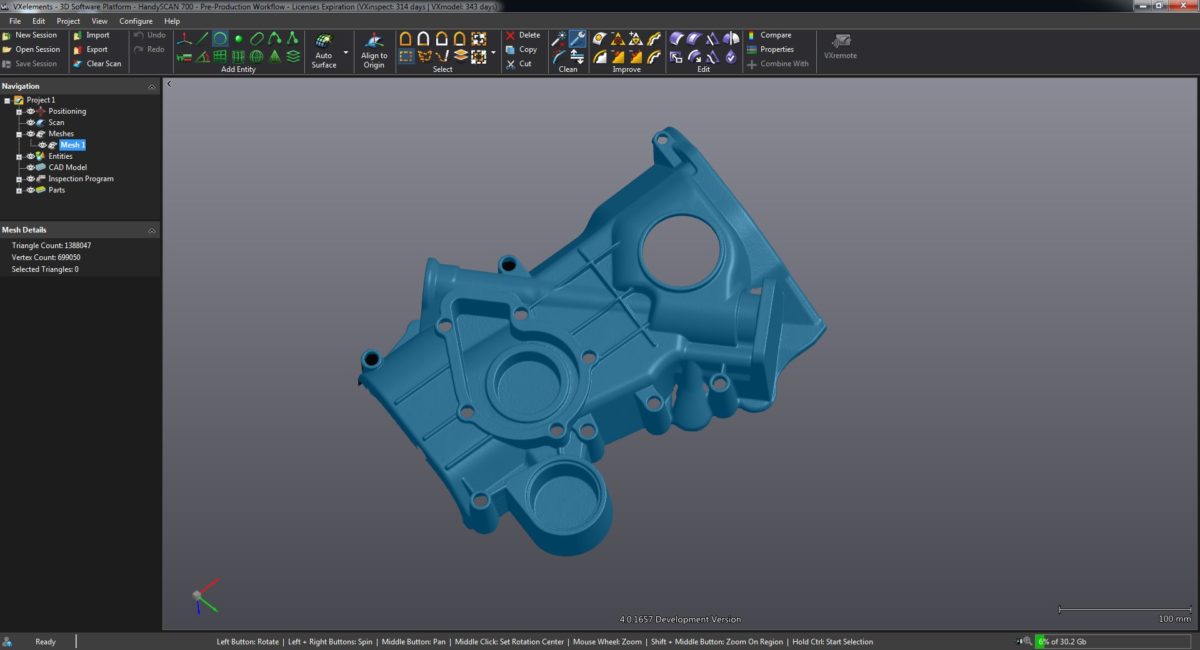 Part-to-CAD Inspection Services | On-Site 3D Scanning Services