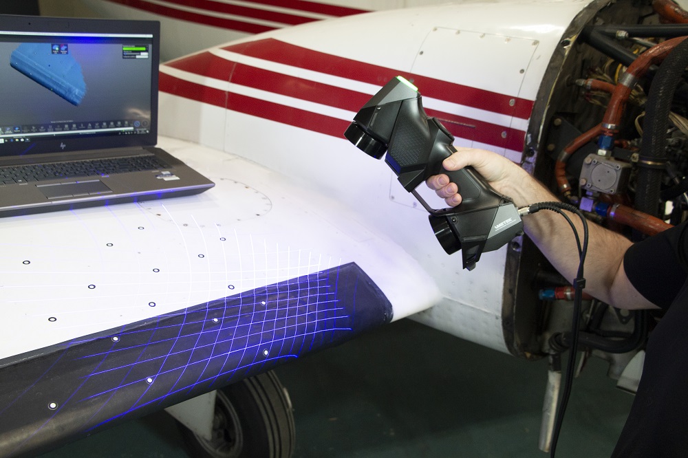 Creaform Handyscan is Used by Boeing to Inspect Airplane Models